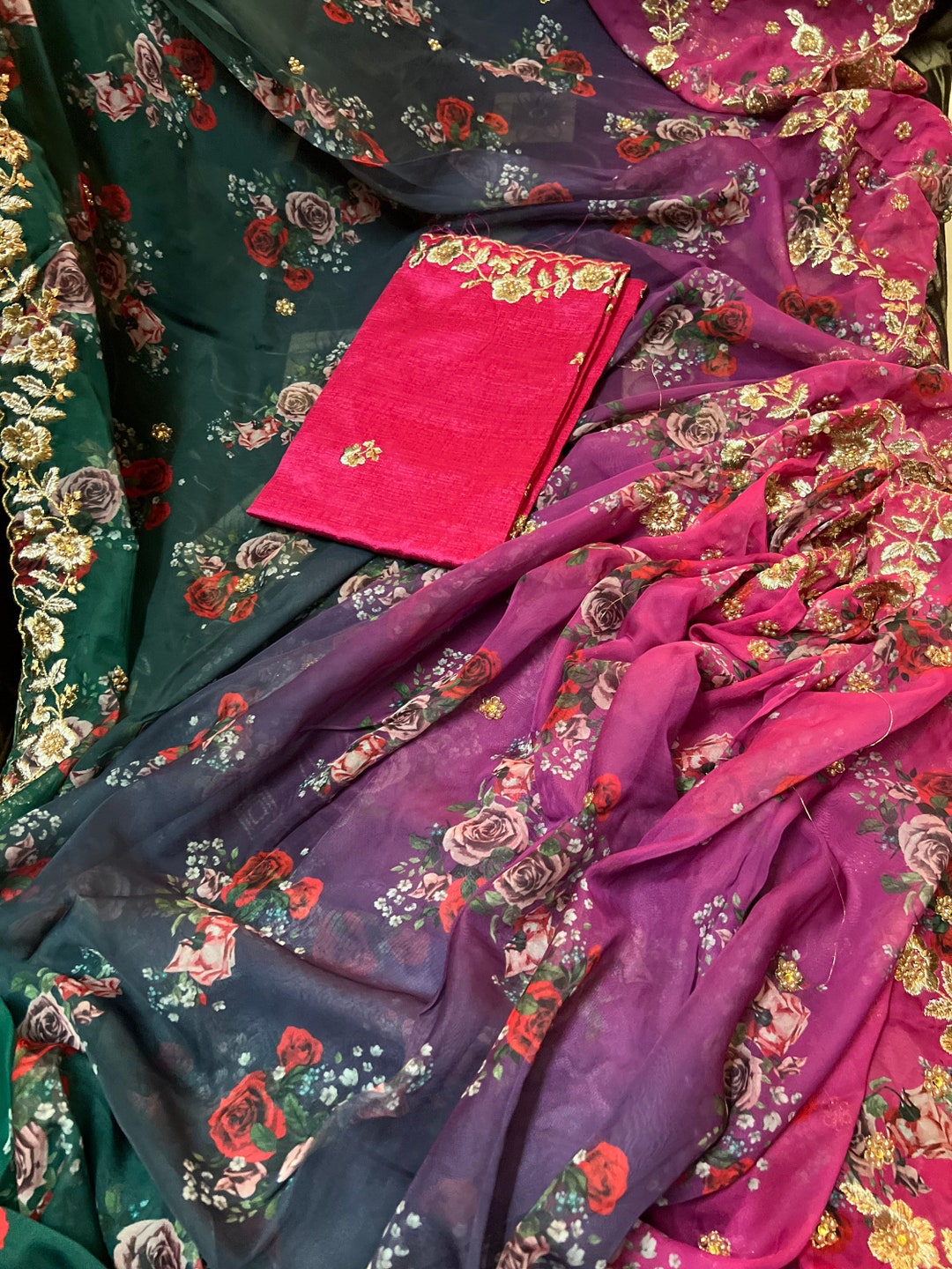 Lucy Saree,,,,satin Saree,,,,,flowy Saree,,,,sari,,,,partywear Saree - Etsy