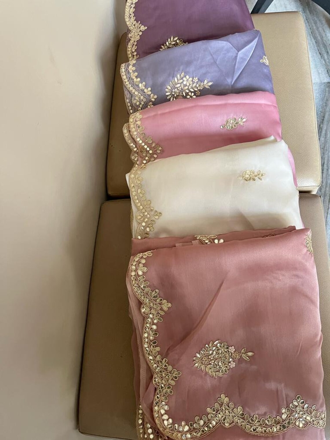 Irish Gottapatti Organza Saree Indian Sari - Etsy