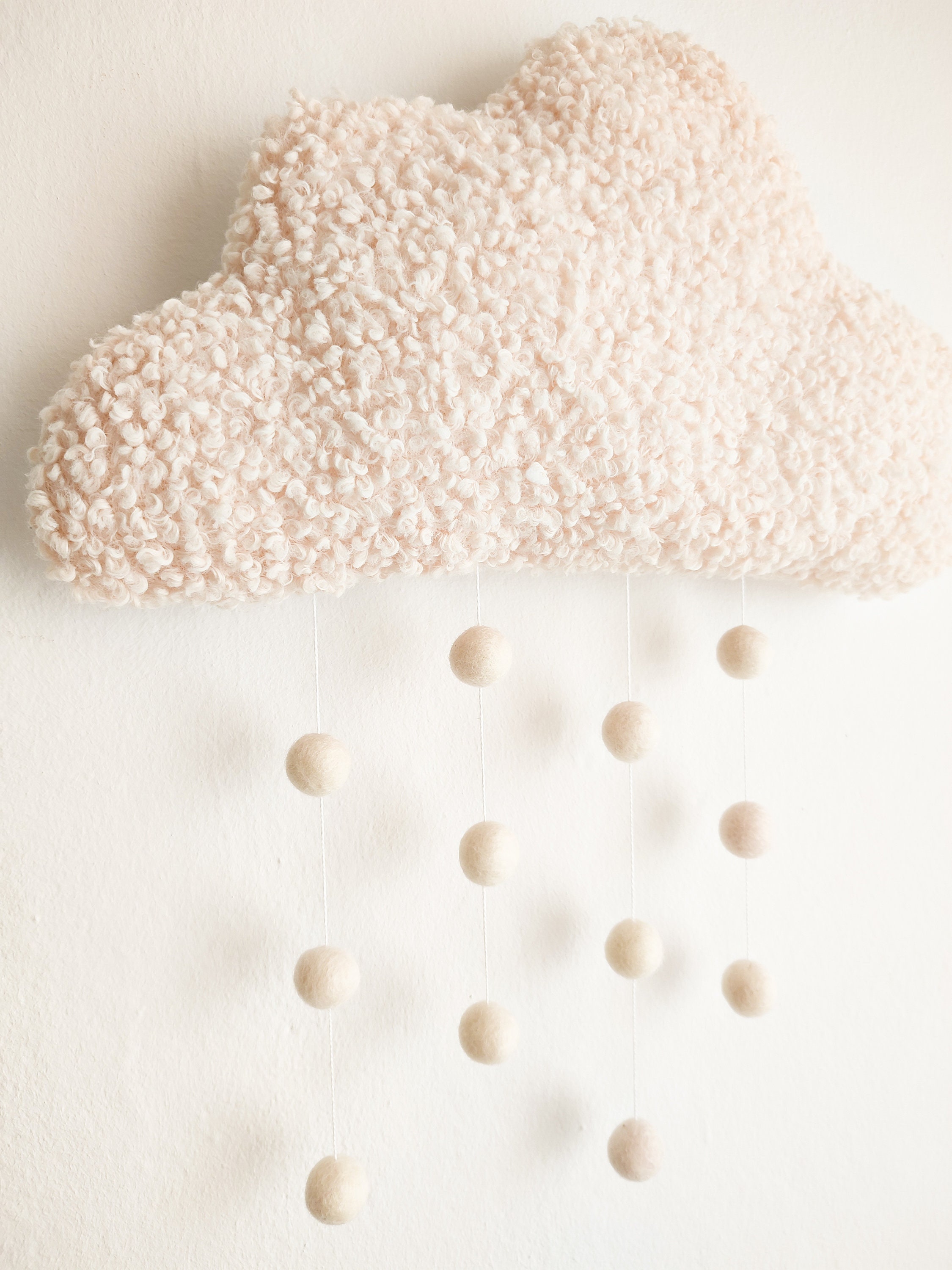 Rainy Cloud Wall Decoration Fluffy Cloud Decoration - Etsy