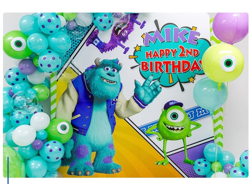 Monsters University Theme Party Balloon Kit Monsters Balloon - Etsy
