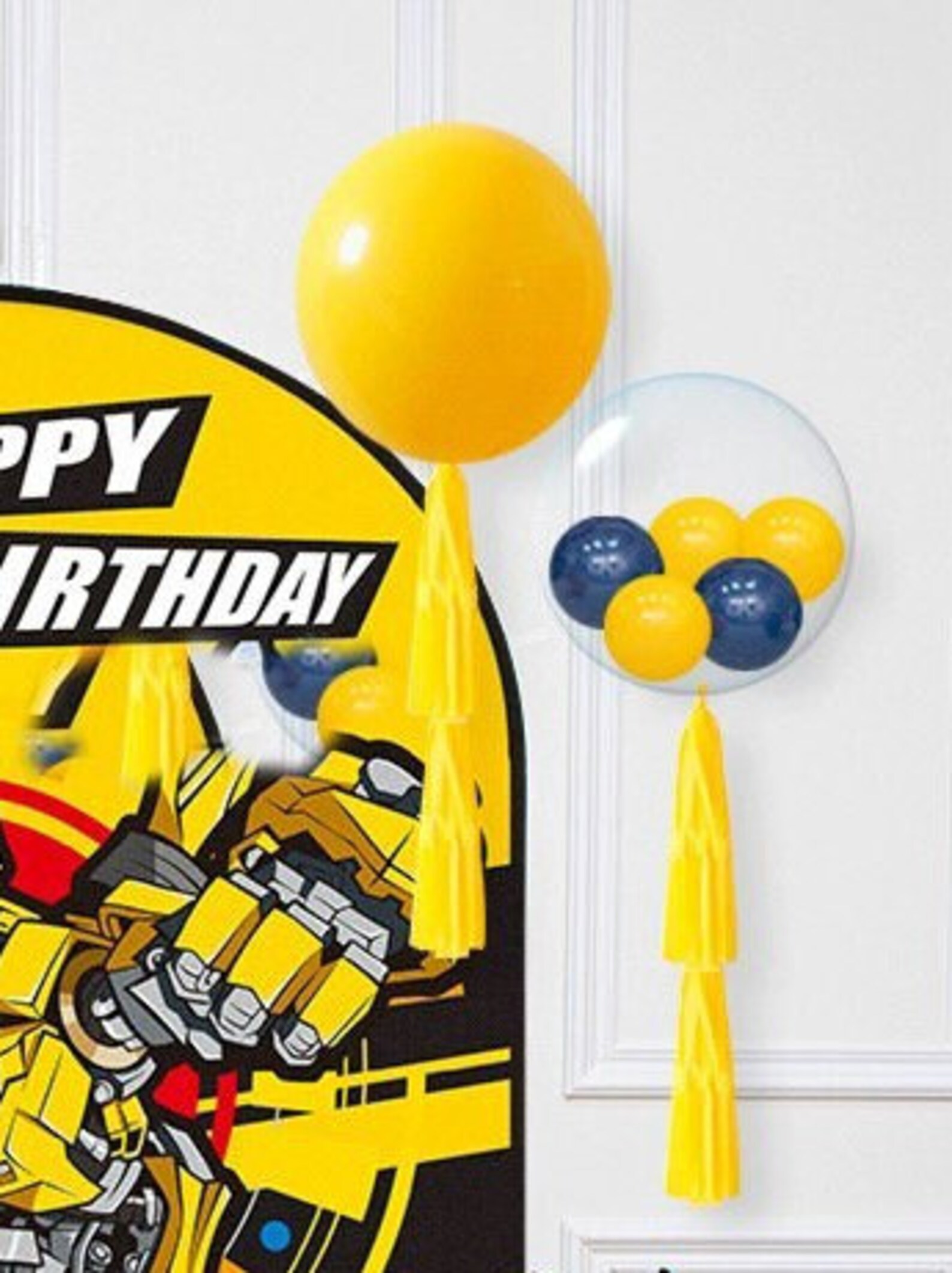 Bumblebee Prime Transformers Theme Birthday Decorations, Bumblebee ...