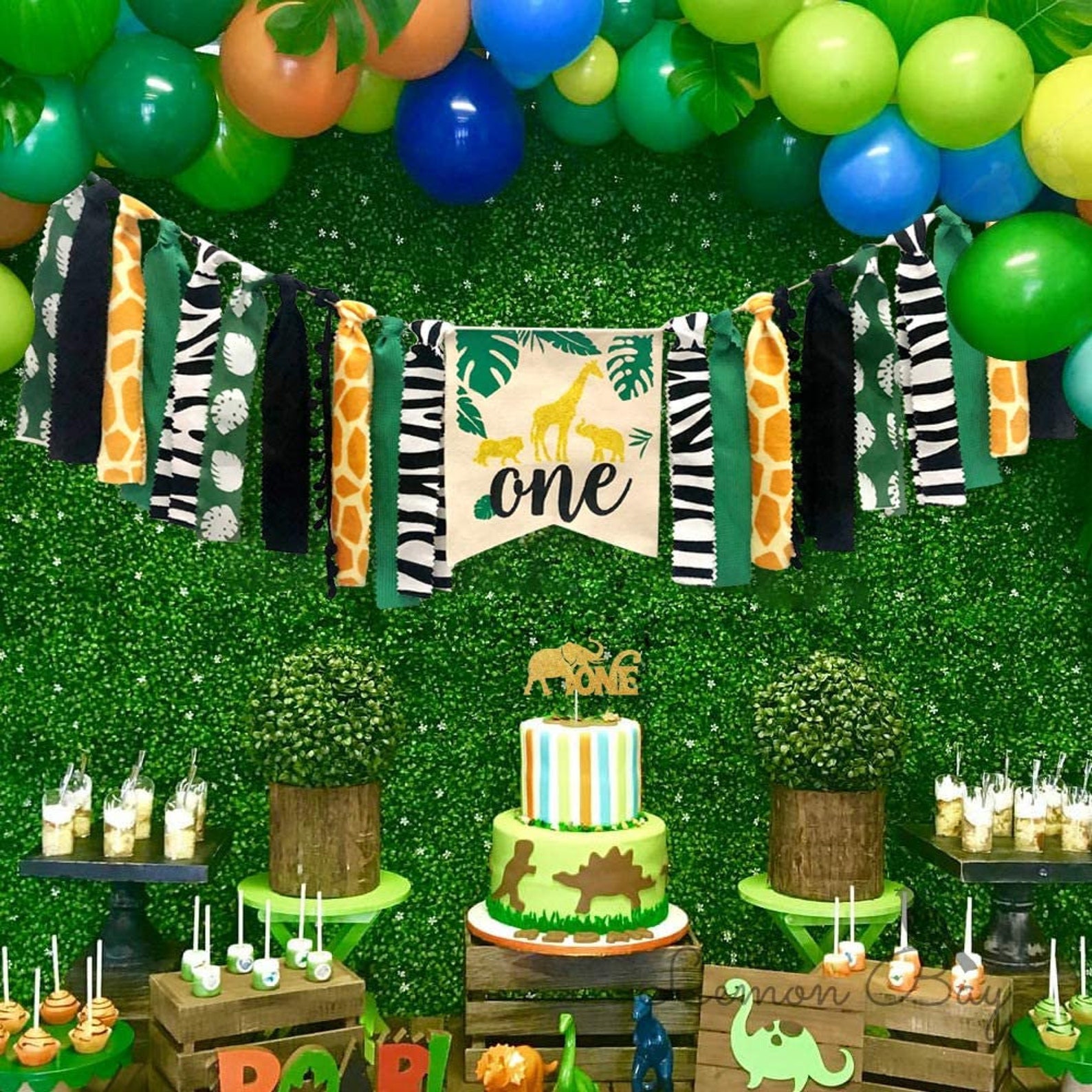 Wild One Birthday Banner Jungle Safari Wild Banner Wild One - Etsy