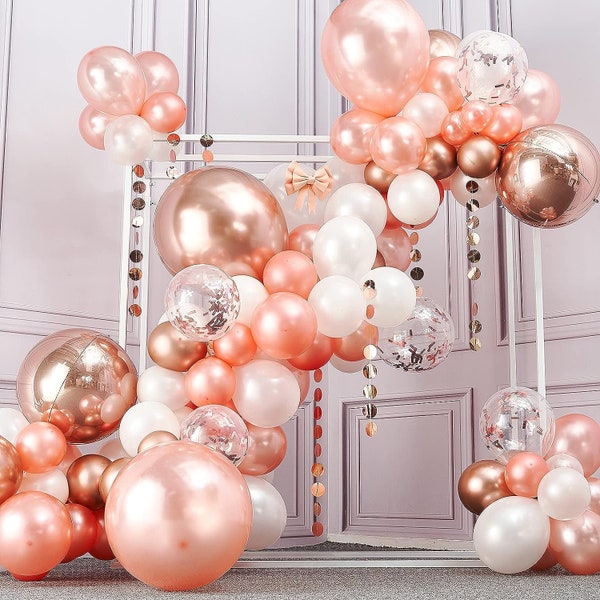 Rose Gold Balloon Arch - Etsy