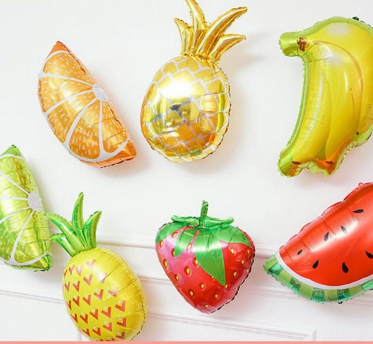 Fruit Party Balloons Set Fruit Theme Birthday Decorations - Etsy