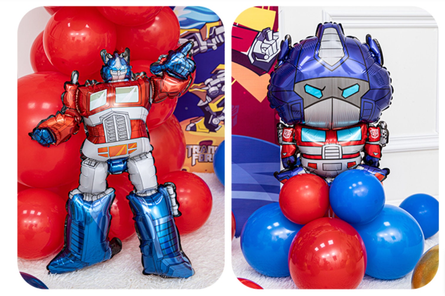 Optimus Prime Theme Birthday Decorations, Optimus Prime Birthday Party ...