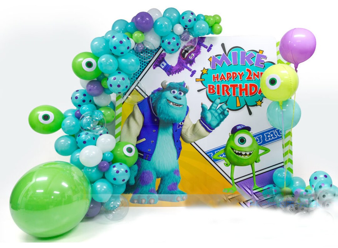 Monsters University Theme Party Balloon Kit, Monsters Balloon, Monsters ...