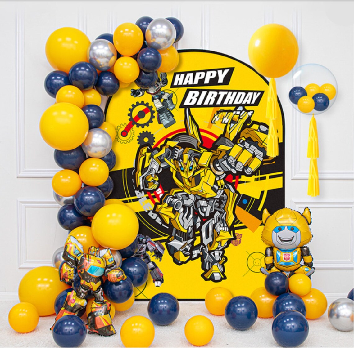Bumblebee Banner, Bumblebee Prime Transformers Backdrop, Bumblebee ...