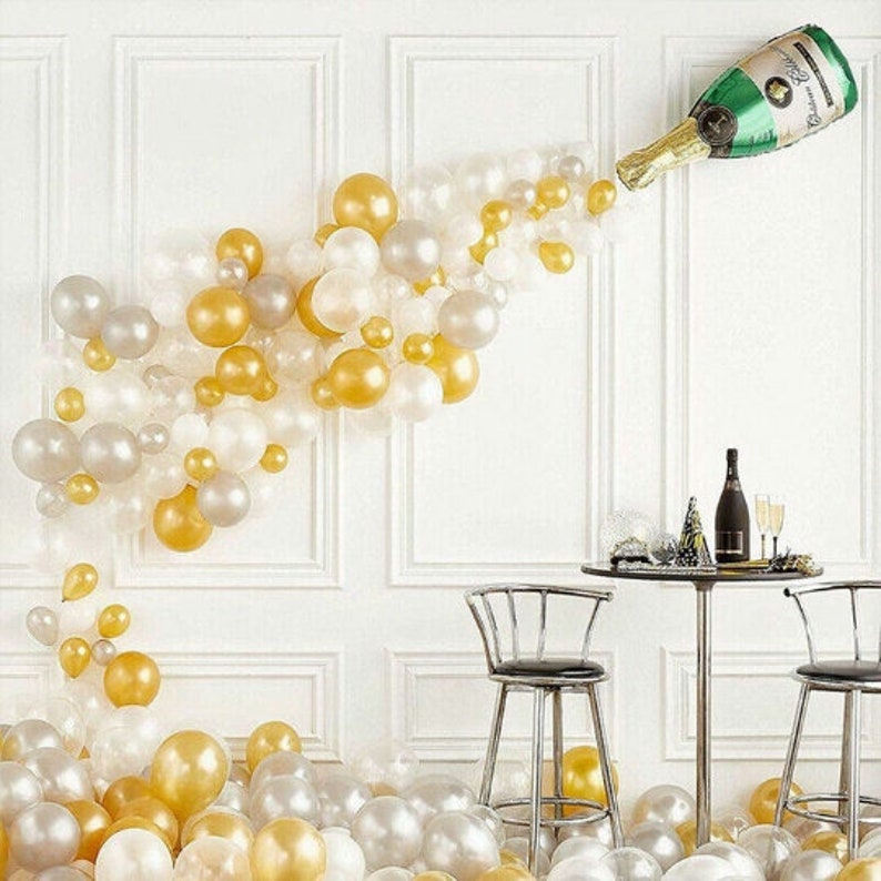 Champagne Bottle Balloon Garland Arch Kit Wedding Party - Etsy