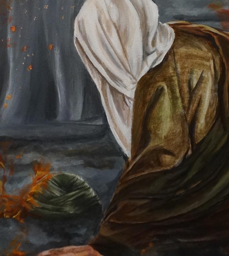 Acrylic Painting Imam Zain Alabedeen Karbala Imam Hussain - Etsy