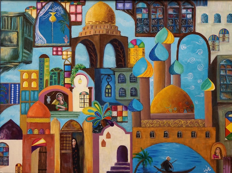 Malerei Kunst arabische Kunst arabischen nahöstlichen indischen ...