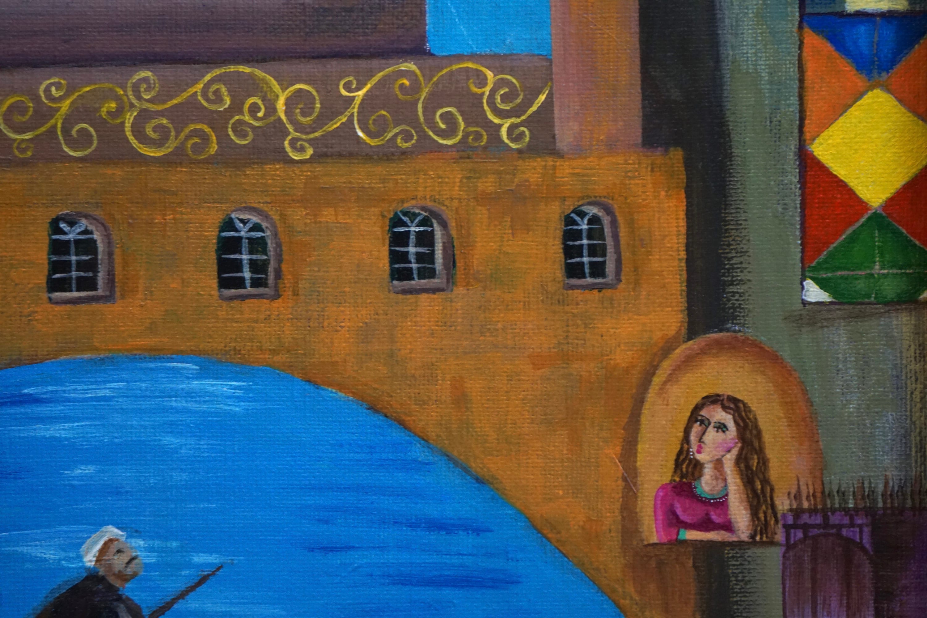 Painting Art Arabic Art Arabic Middle Eastern Indian Asian Architecture ...