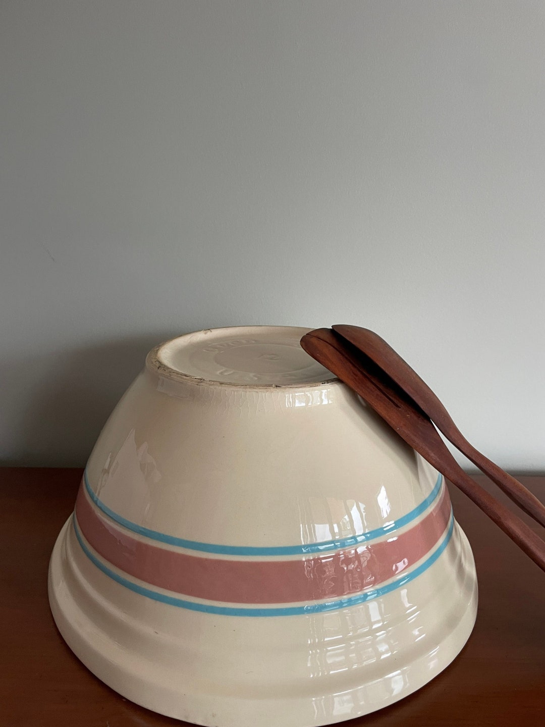 Ovenproof Mixing Bowl, Mid Century Kitchen, Large Serving Bowl ...