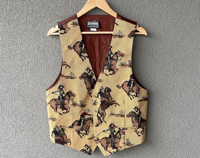 Roughrider Dallas Texas Western Wear, Cowboy Vest, Horserifing Clothes ...