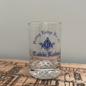 Masonic Lodge, Table Lodge Ceremony Toasting Glasses, Free Masons ...