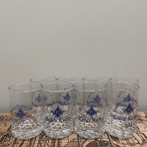 Masonic Lodge, Table Lodge Ceremony Toasting Glasses, Free Masons ...