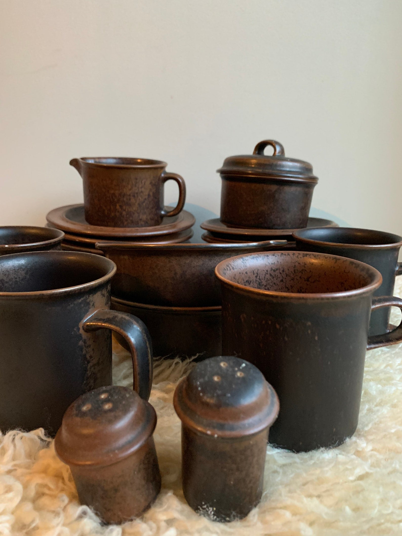 Arabia Finland Ruska Soup Bowl Mugs Cups Creamer Sugar - Etsy Canada