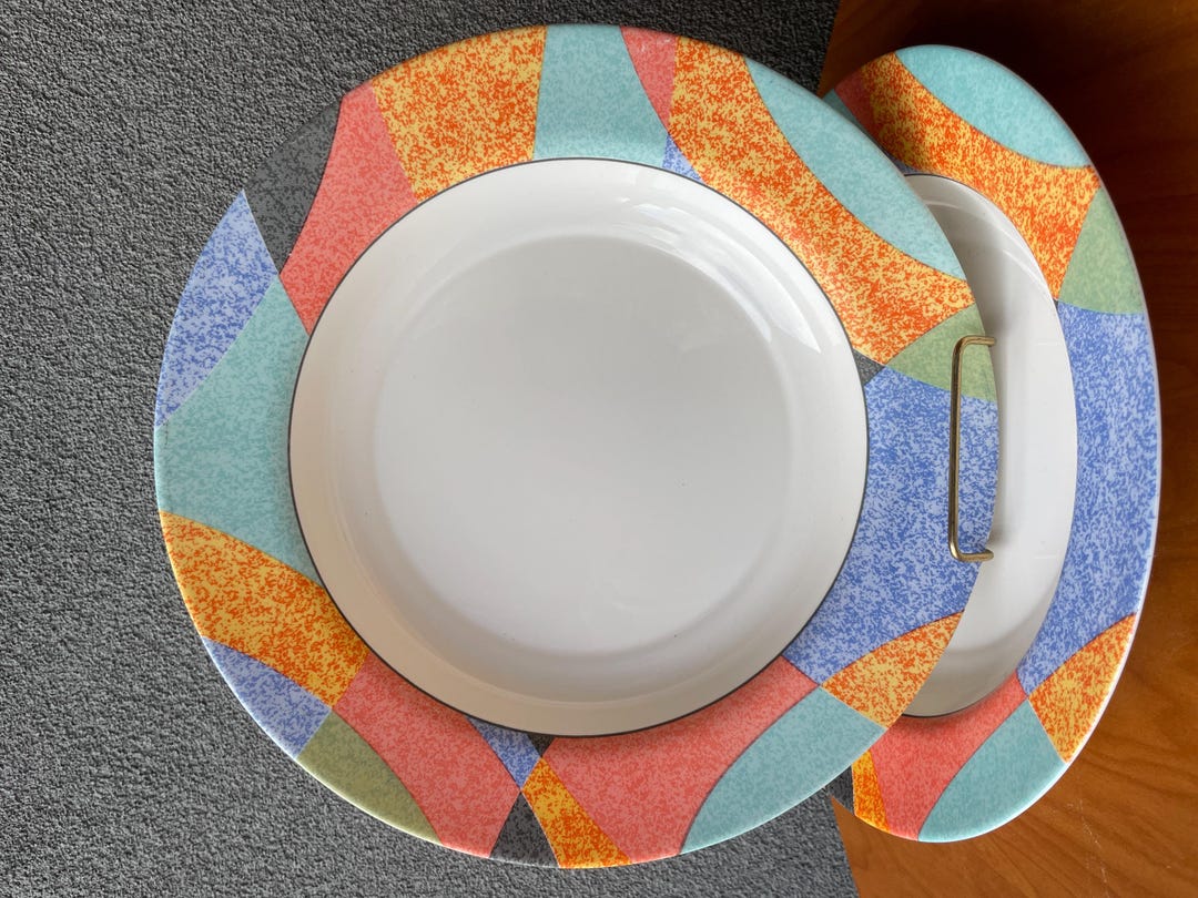 Arcopal Santiago Pasta Bowls , Vintage French Dinnerware,french ...