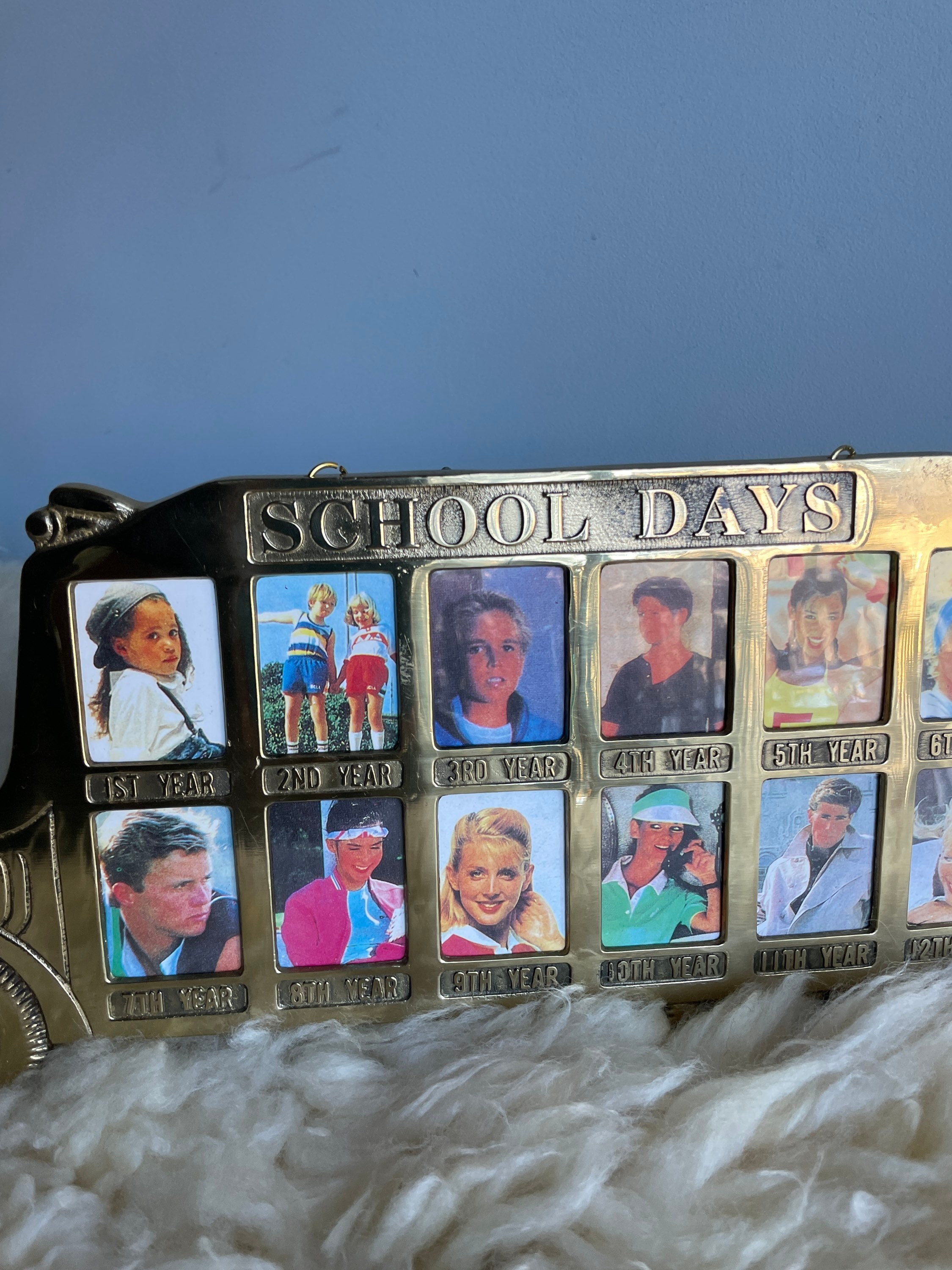Brass Picture Frame School Days Frame Children Kids Gift - Etsy