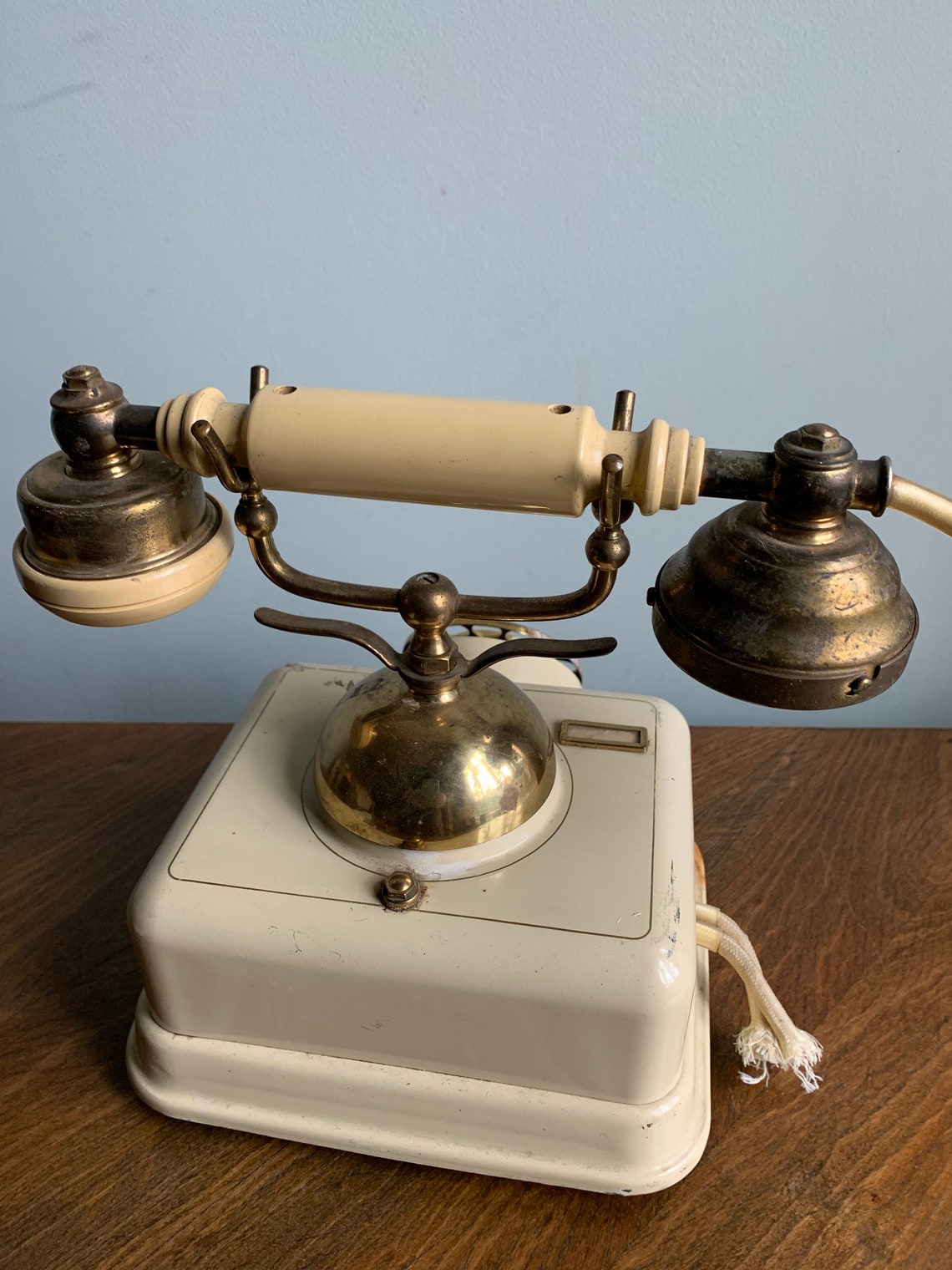 Antique Telephone, Made in Japan, Beige Telephone, Theatre Props ...