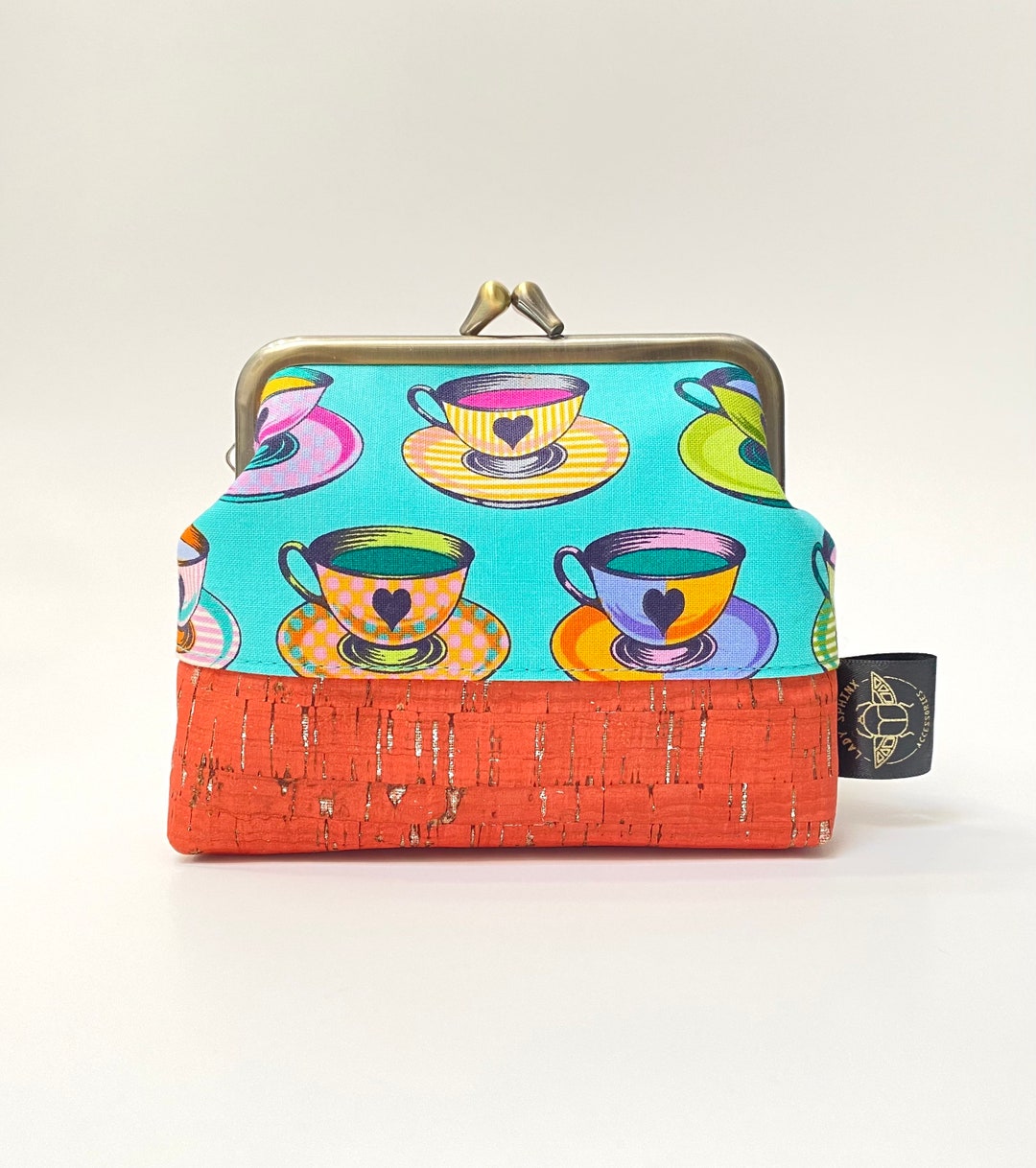 Kisslock Coin Purse - Metal Frame Coin Purse - Antique Gold - Tula Pink ...