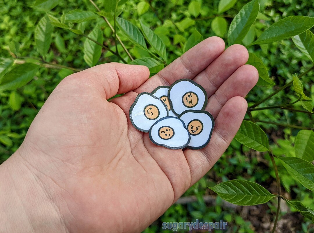 Small Egg Friends Sticker Pack - Cute Vinyl Stickers for Laptops, Water ...