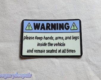 Car Safety Sticker - Etsy
