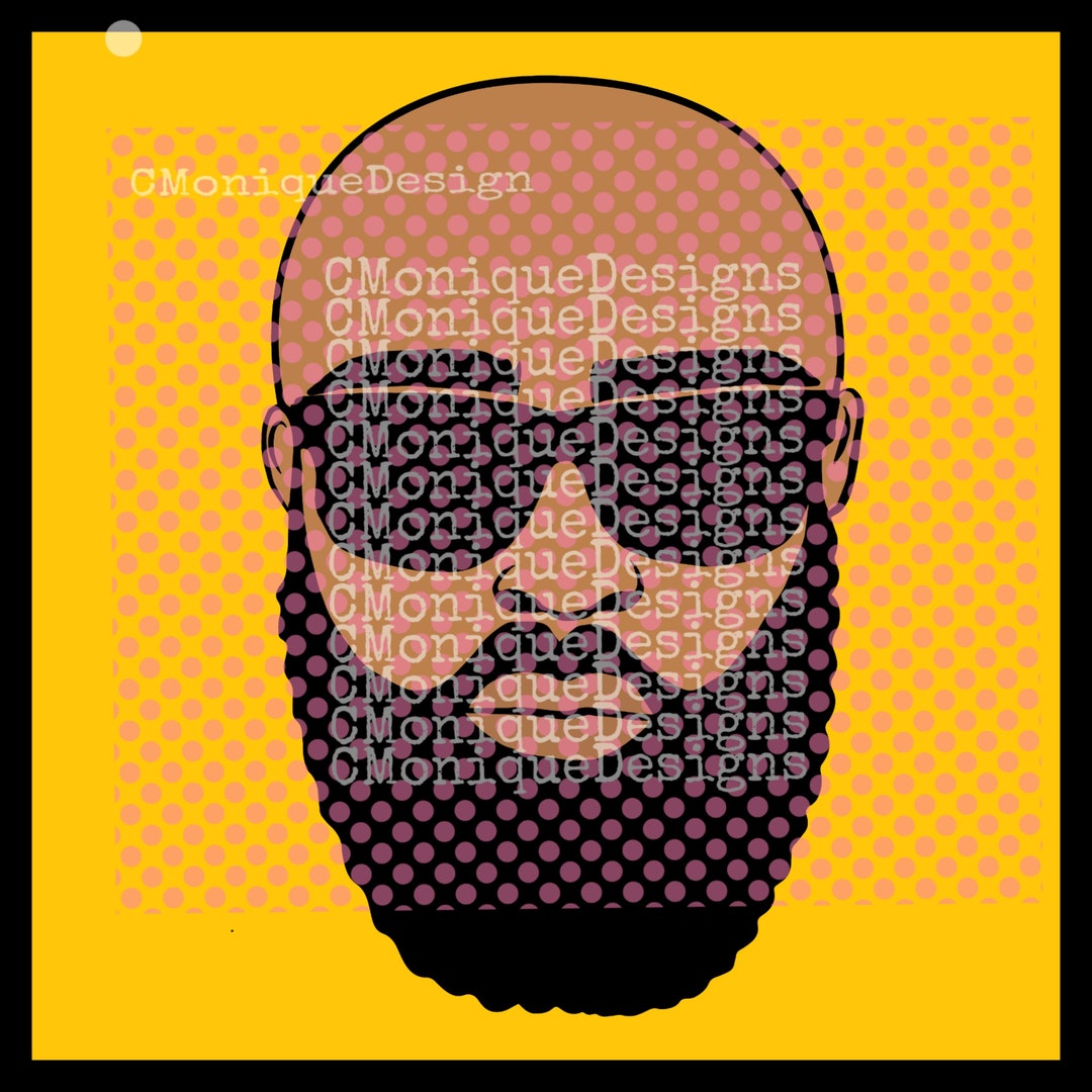 Handsome Male SVG Kevin, Ethnic Male SVG, Male SVG, Bearded Male Svg - Etsy