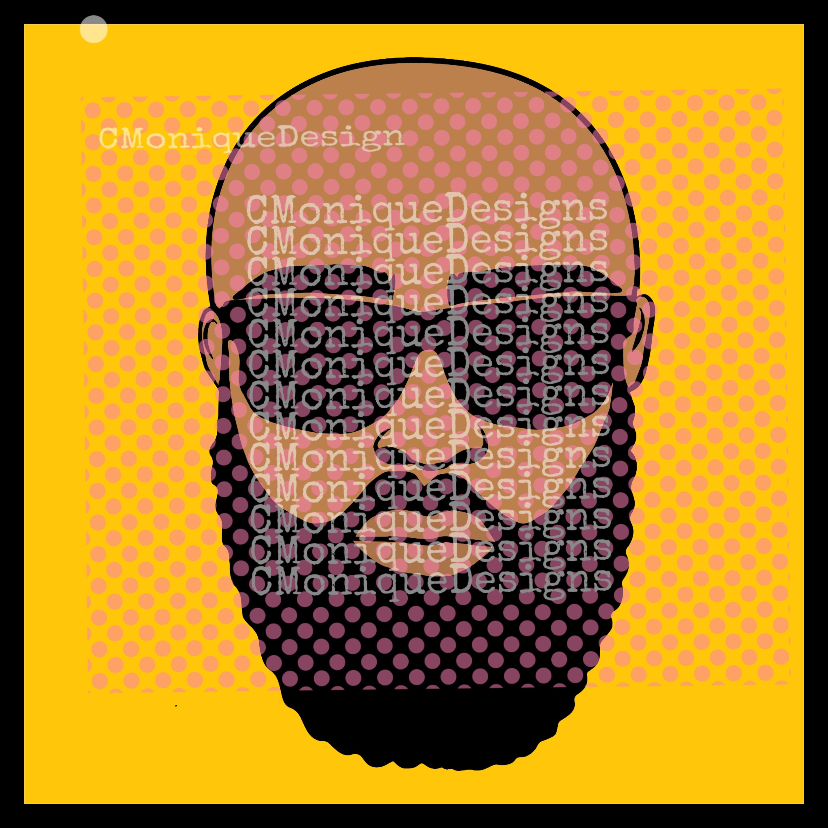 Handsome Male SVG Kevin, Ethnic Male SVG, Male SVG, Bearded Male Svg - Etsy