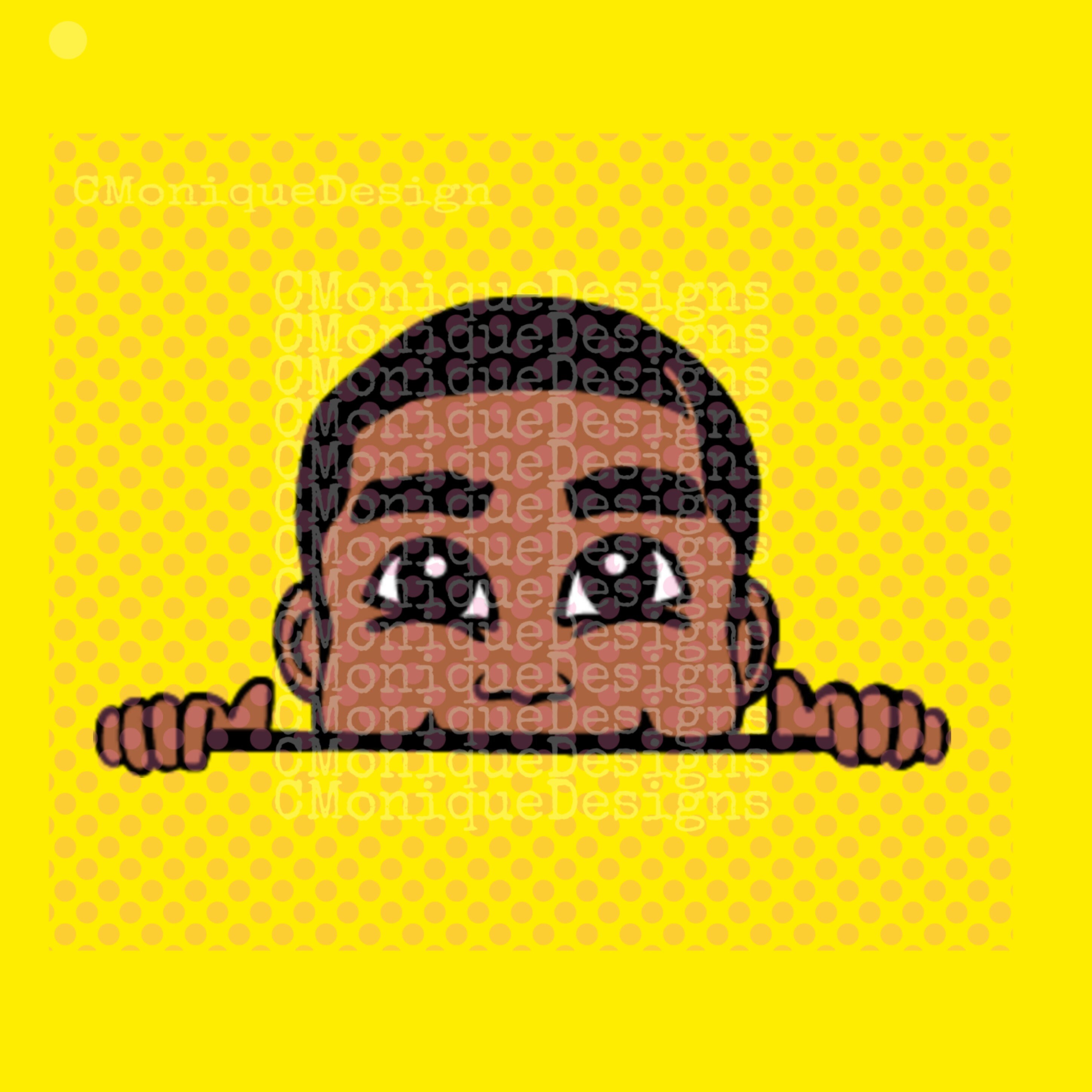 Handsome Peekaboo Angel- Peeking Svg, Peekaboo Boy, Ethnic Svg, Cute ...