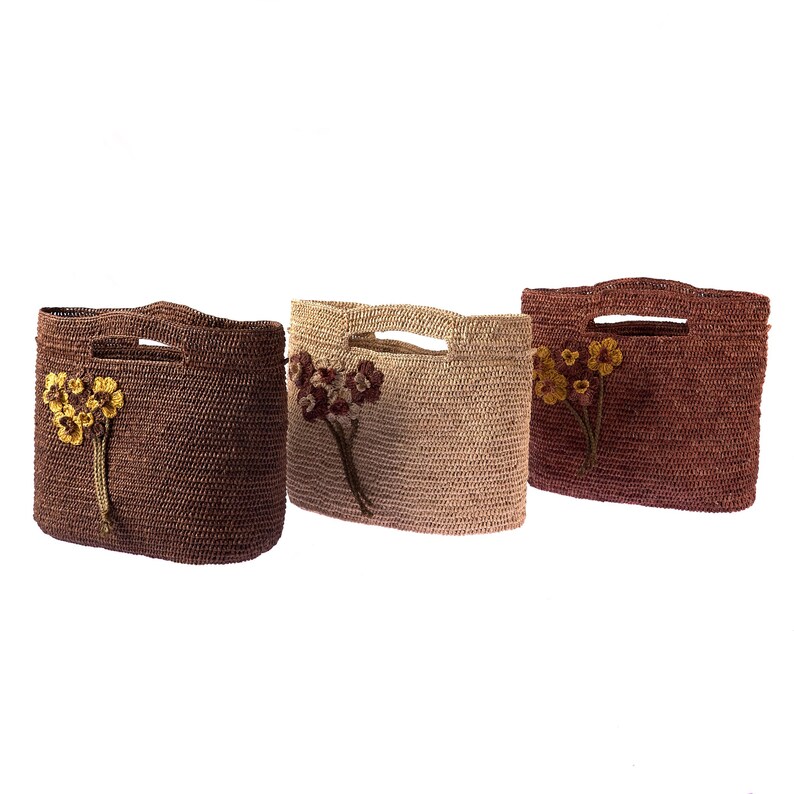 ORGANIC Bag 100% Natural Tote Bag Vegetable Color Bag Straw | Etsy