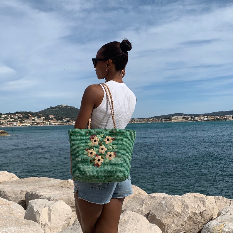 Raphia's 100% handmade natural fiber bag raffia bag | Etsy