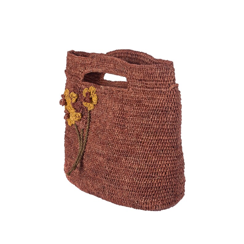 ORGANIC Bag 100% Natural Tote Bag Vegetable Color Bag Straw | Etsy