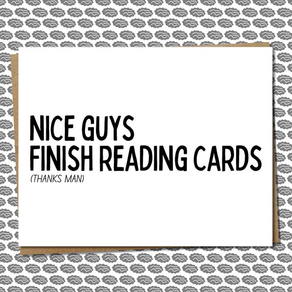 Funny Cards for a Guy Friend - Etsy