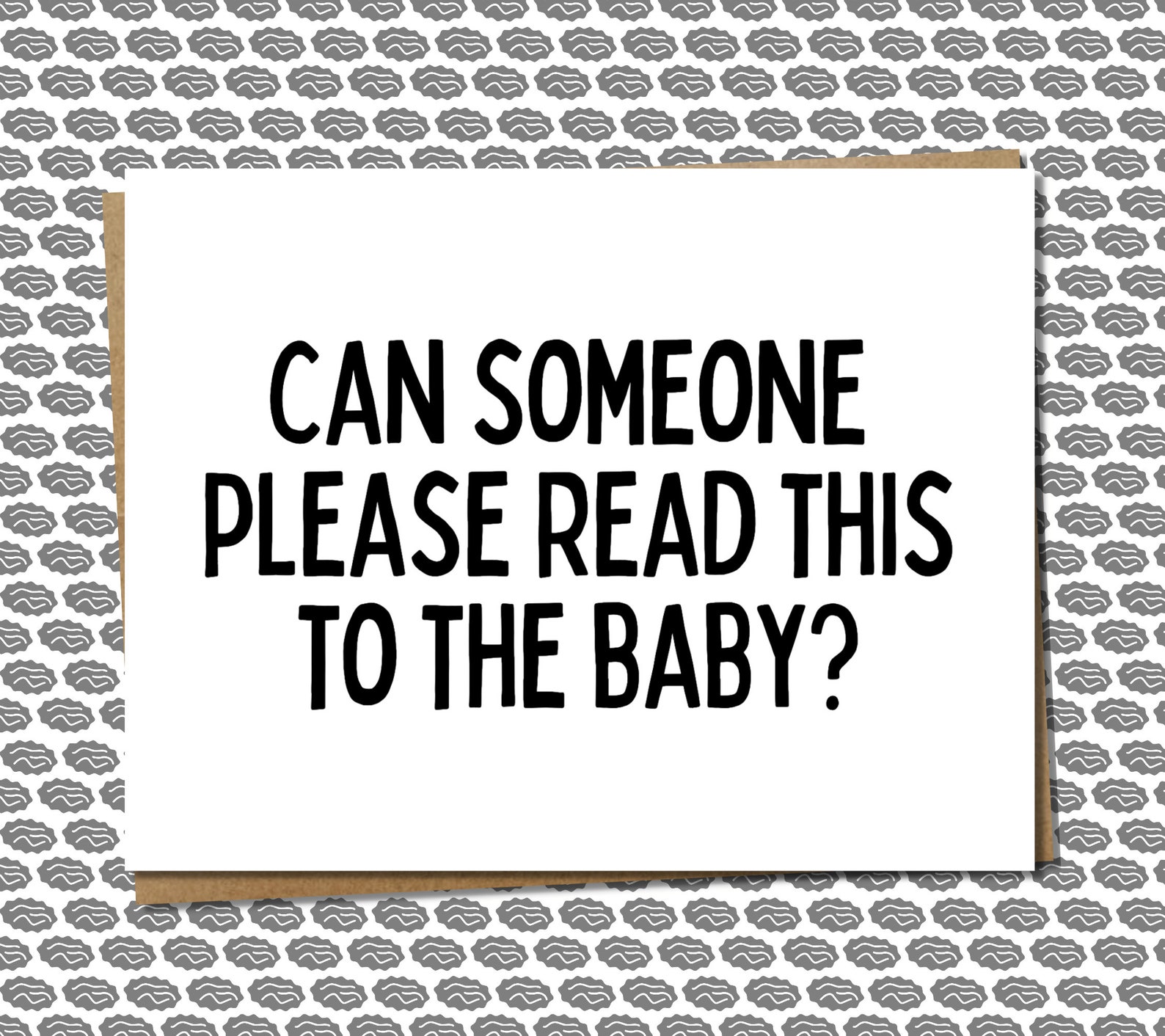 Newborn Baby Greeting Card - Funny Card for New Baby, Hilarious Baby ...