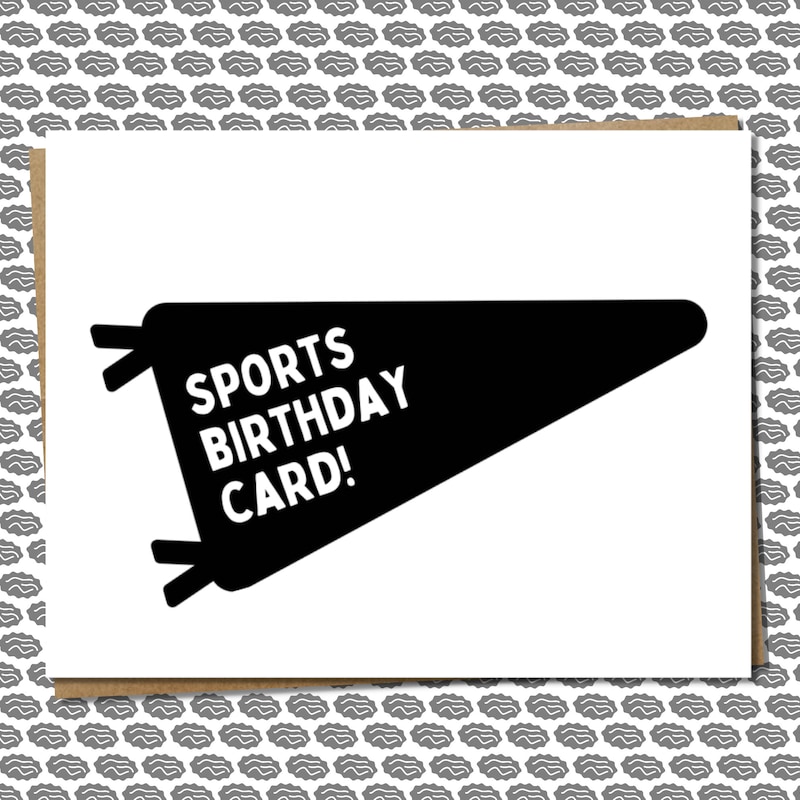 Sports Birthday Card - Etsy