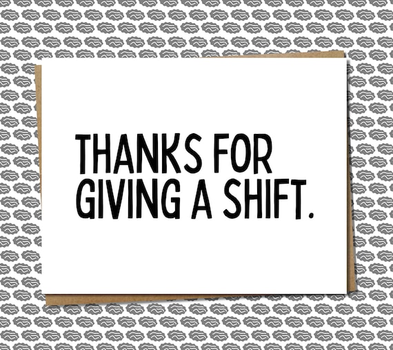 Funny Thank You Work