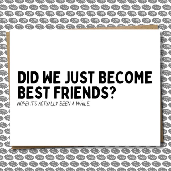 Friendaversary Card - Etsy