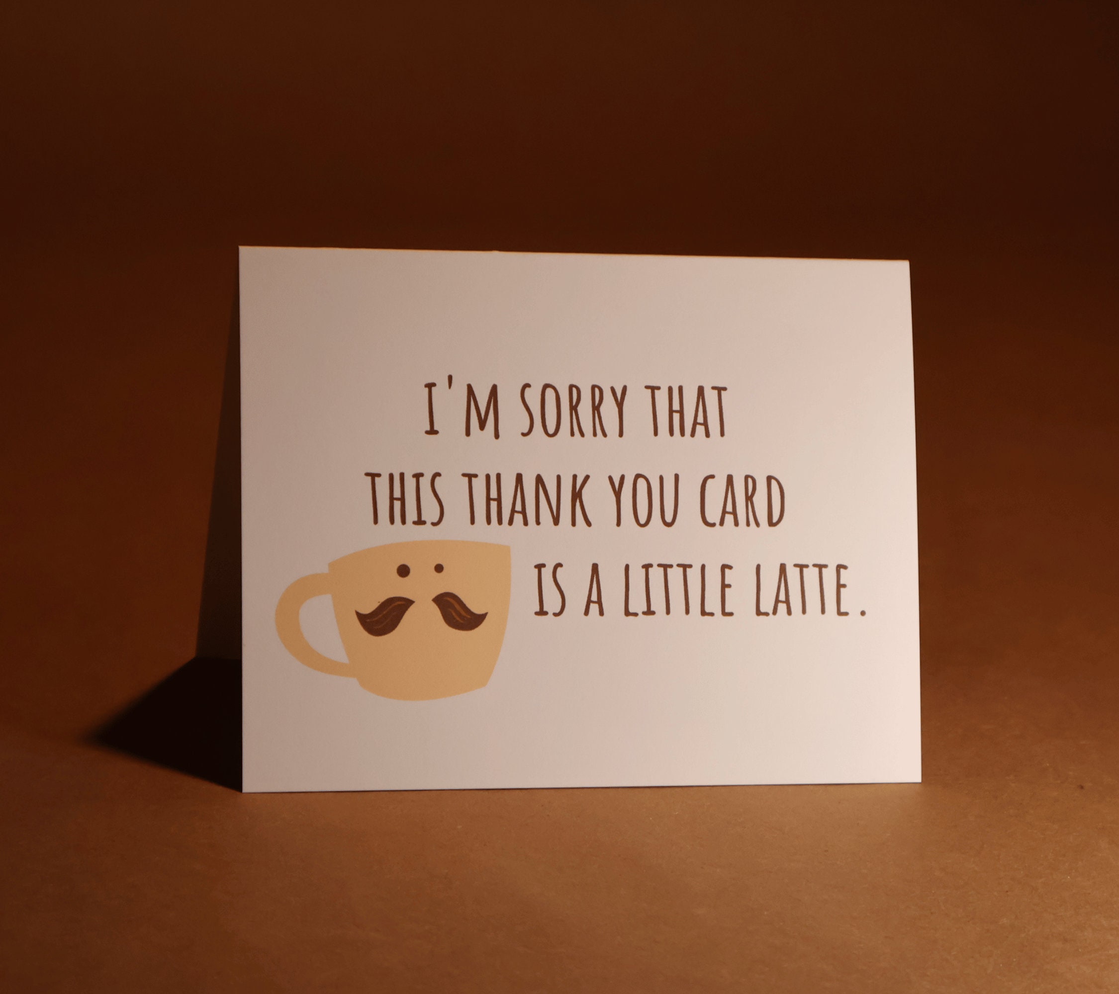 Late Thank You Card, Belated Thank You Card, Funny Thank You Card From ...