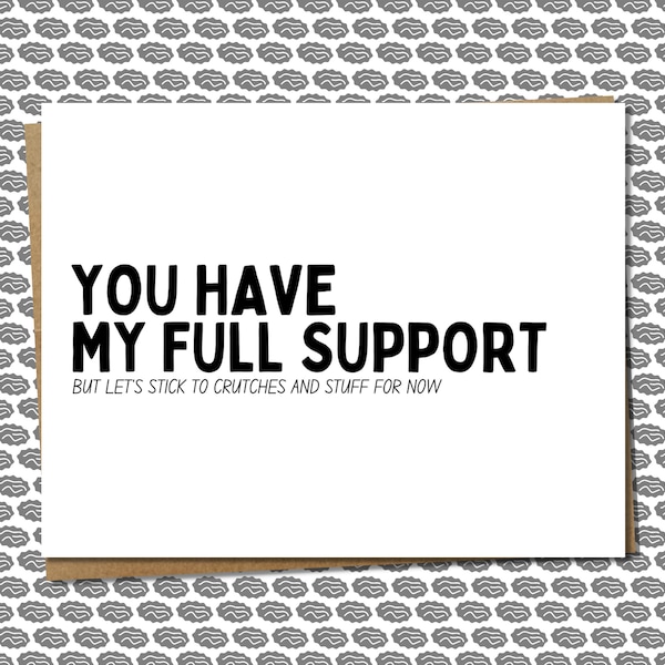 Broken Leg Card - Etsy