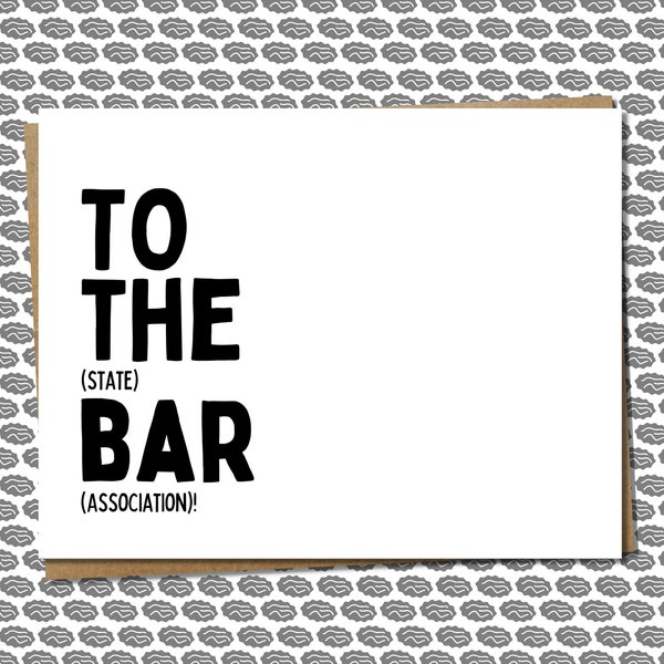 Congratulations on Passing the Bar Exam Card - Etsy