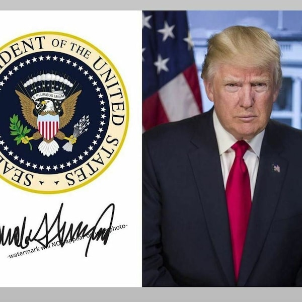 Donald Trump 2024 Autograph - Etsy