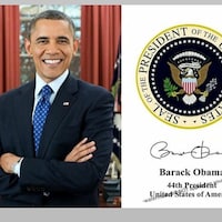 President Obama Vintage Trading Cards Box Topper Poster. Measures 10.5 ...