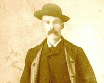 Doc Holliday Rare PHOTO Dentist Wild West US Marshal Gunfighter,wyatt ...
