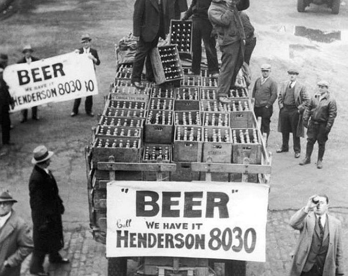 5x7 1933 Prohibition Repeal Beer Truck PHOTO Cases of Beer - Etsy