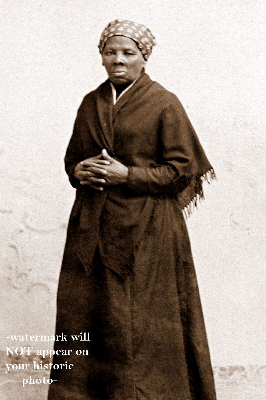 4x6 Harriet Tubman PHOTO Black Civil War Spy, UNDERGROUND RAILROAD ...