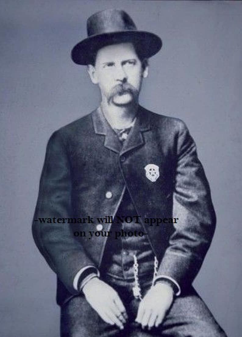 Wyatt Earp Portrait PHOTO Gunfighter Marshal Sheriff Tombstone - Etsy Wyatt Earp Portrait PHOTO Gunfighter Marshal Sheriff Tombstone - Etsy