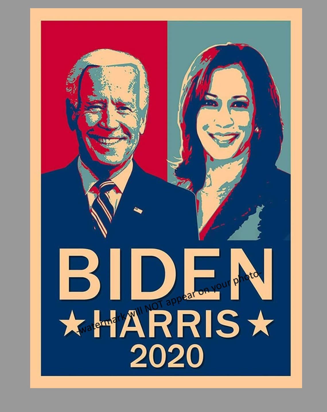 5x7 Joe Biden Kamala Harris Campaign Poster PHOTO 5x7 President VP - Etsy
