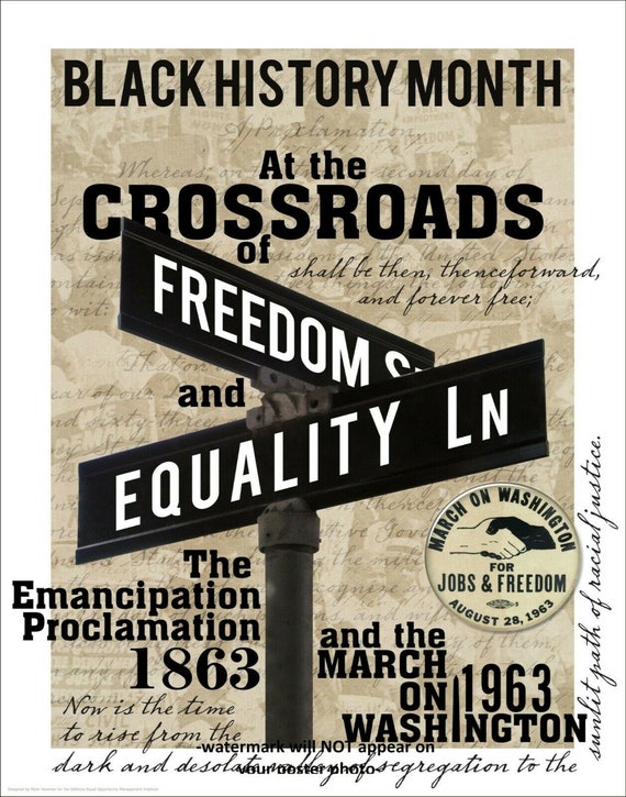 11x14 Black History Month Poster PHOTO Civil Rights - Etsy