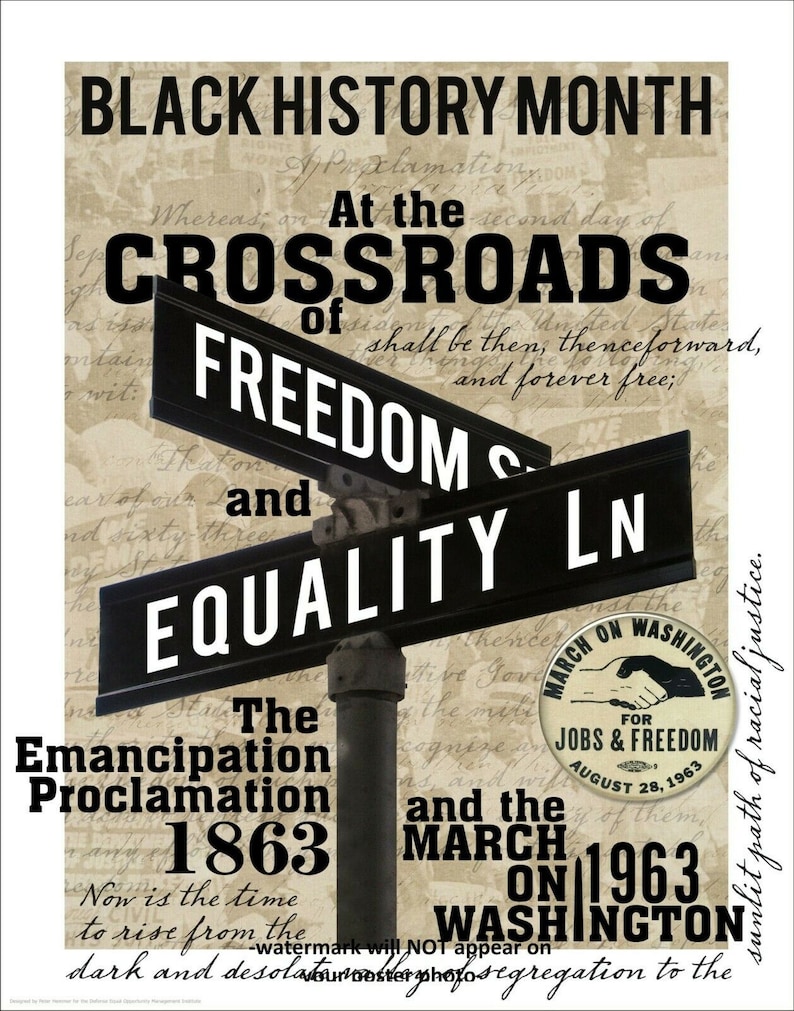 11x14 Black History Month Poster PHOTO Civil Rights - Etsy