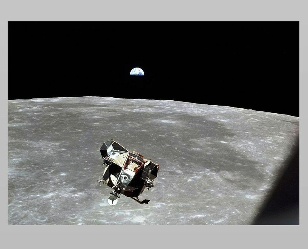 5x7 Apollo 11 Lunar Module EAGLE PHOTO Moon Landing Mission,neil ...